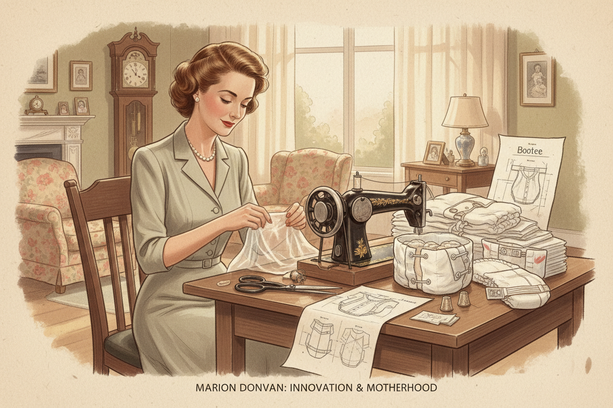 Who Invented Cloth Nappies? The Marion Donovan Story – Kindy Ecobaby